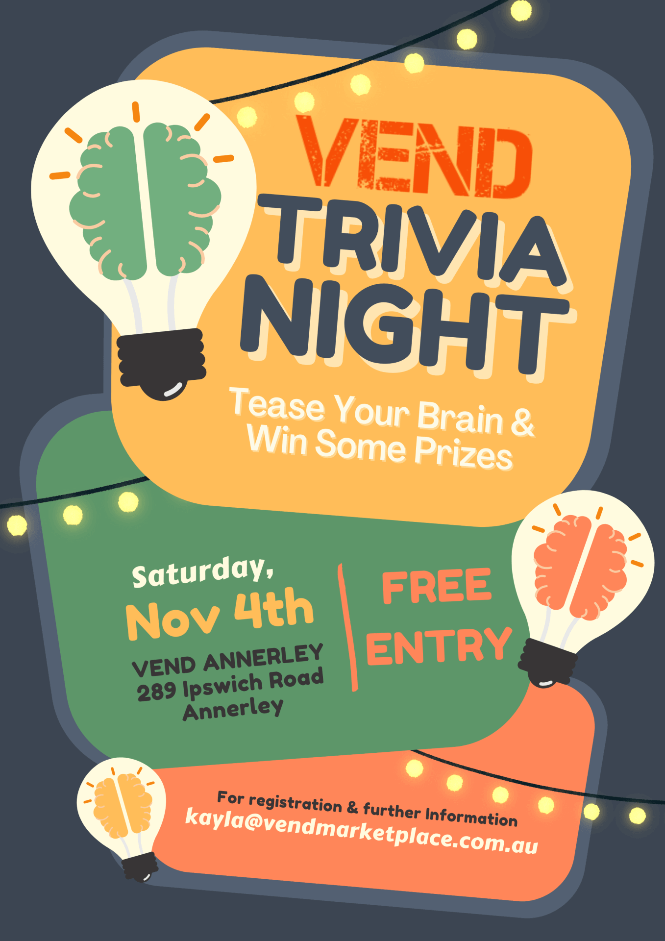 Vend - Brisbane's Market Precinct for Local Community & Startups